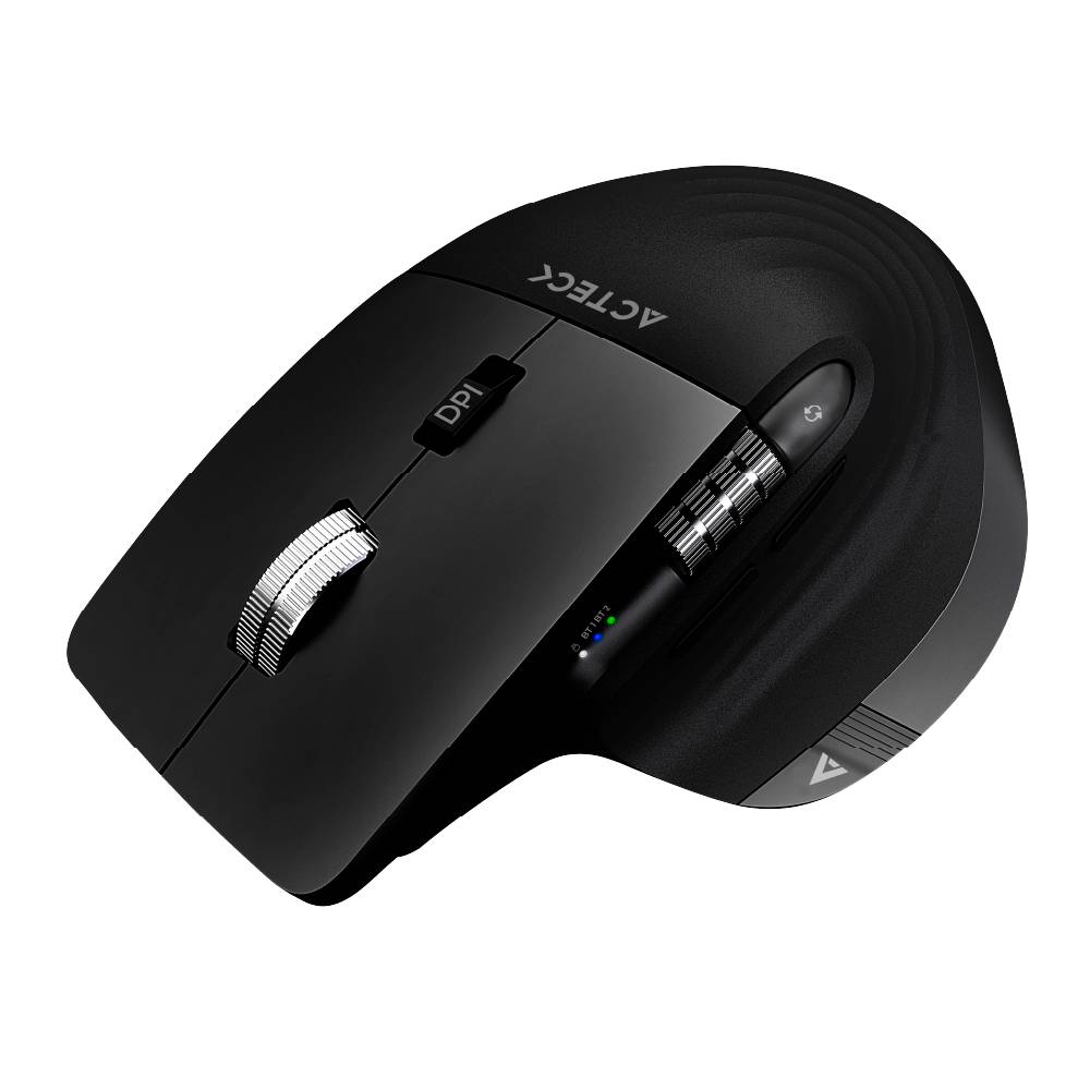 Mouse Inalámbrico Vertical Profesional Virtuos Pro MI780 ACTECK Scroll ...