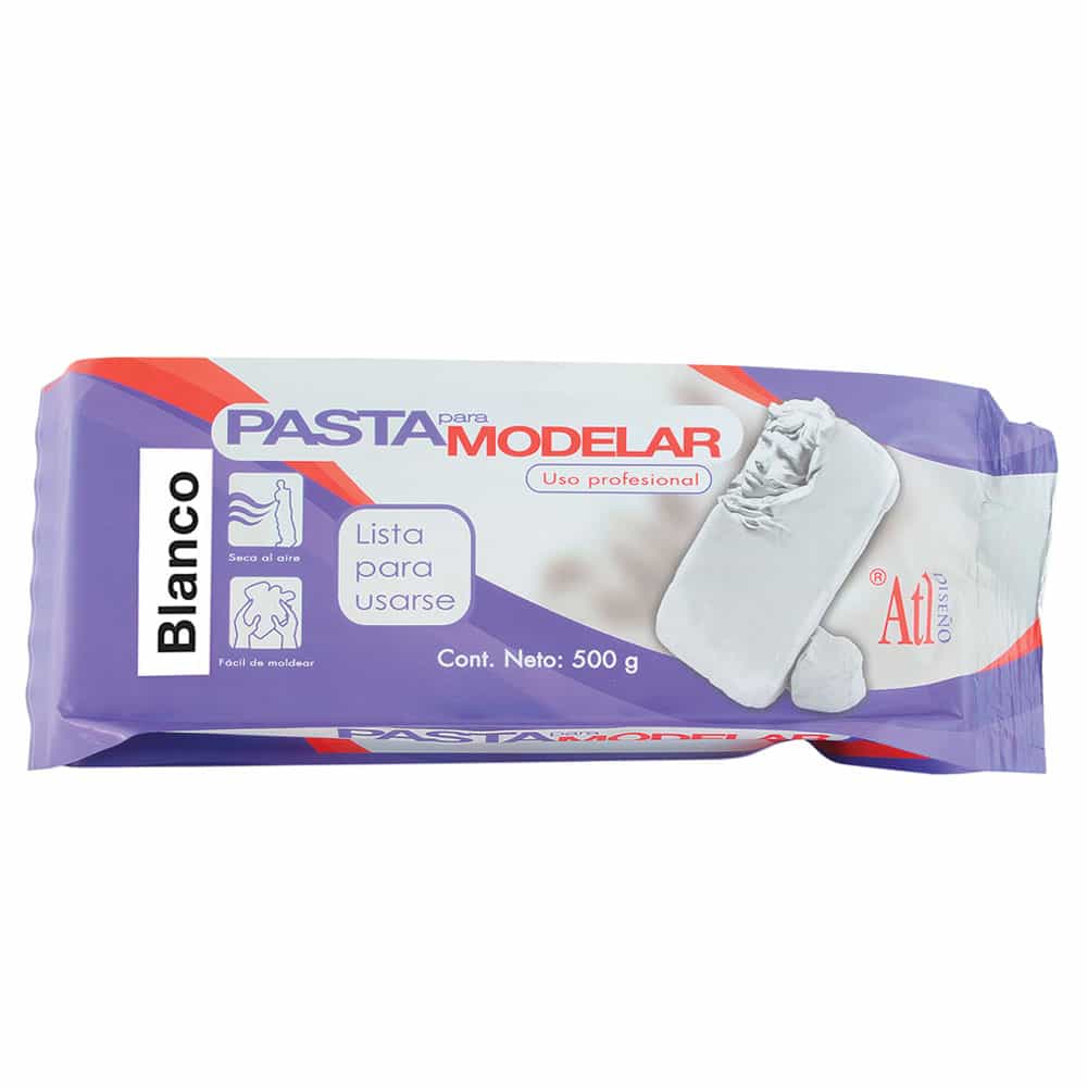 Pasta para Modelar con 500 gr Blanco ATL 212050