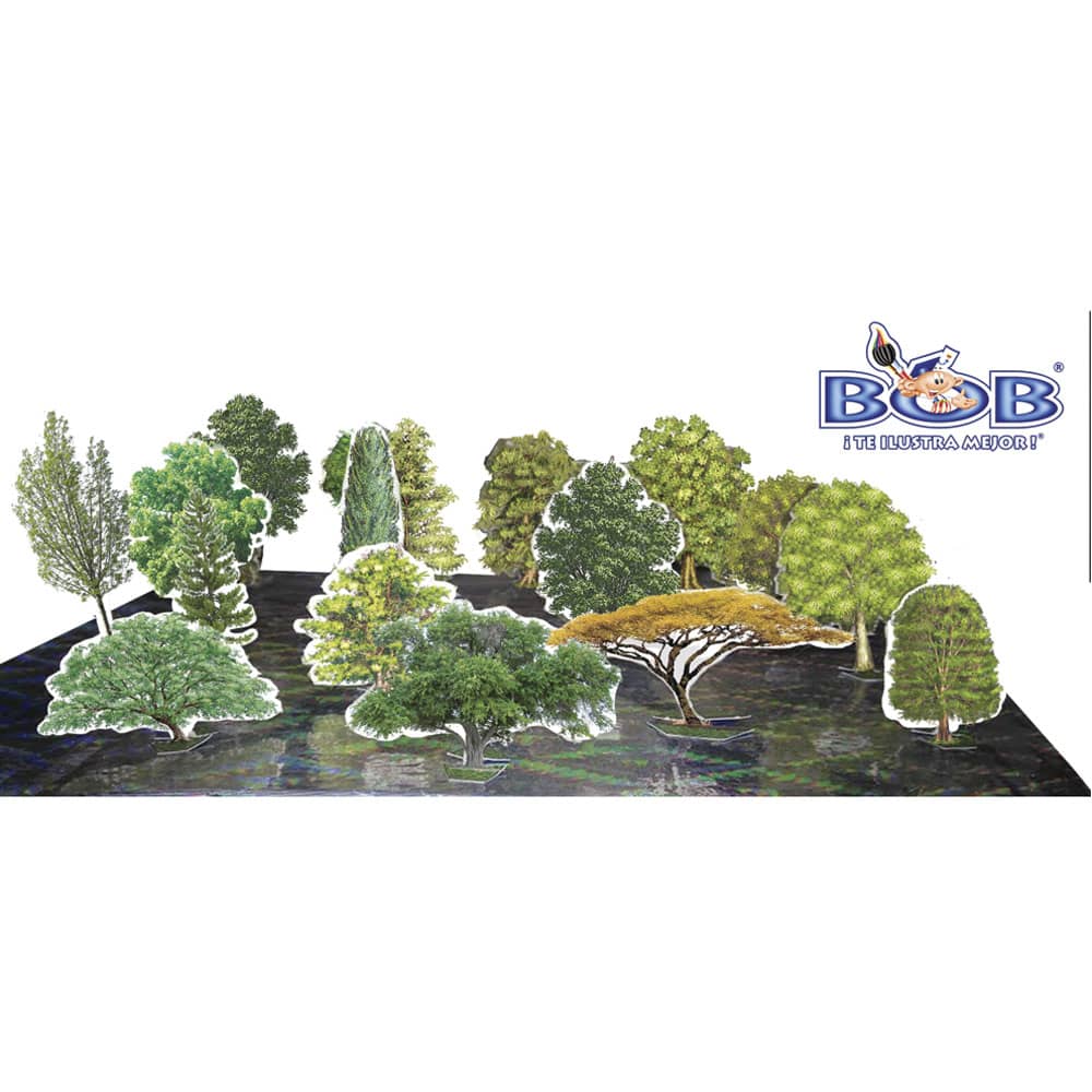 Maqueta para Armar Arboles con 3 Bob