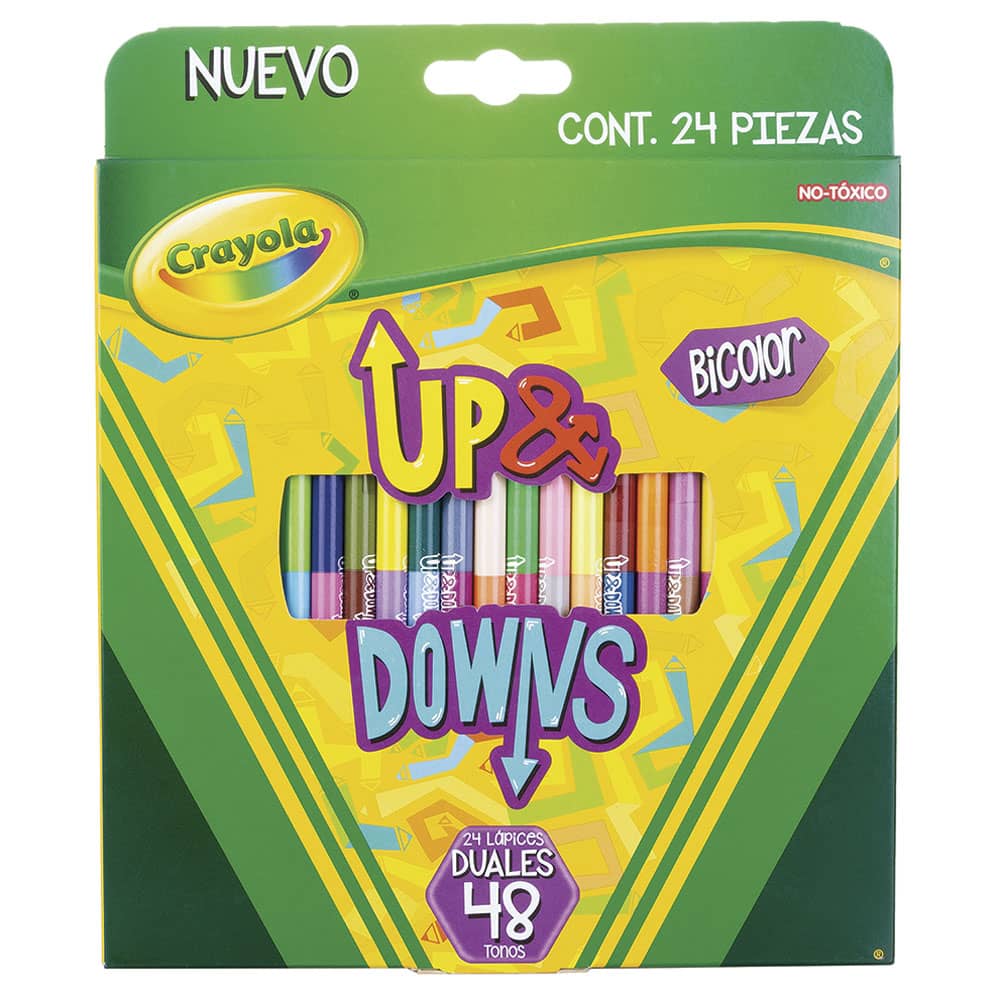 Lápices Doble Color 24 x 48 Red Up & Down Crayola