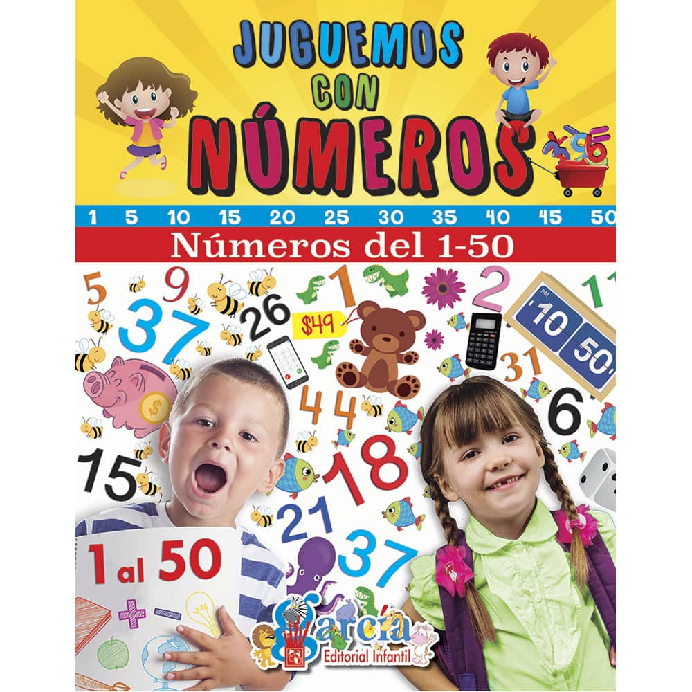 Libro Números Del 1 Al 50 Editorial García