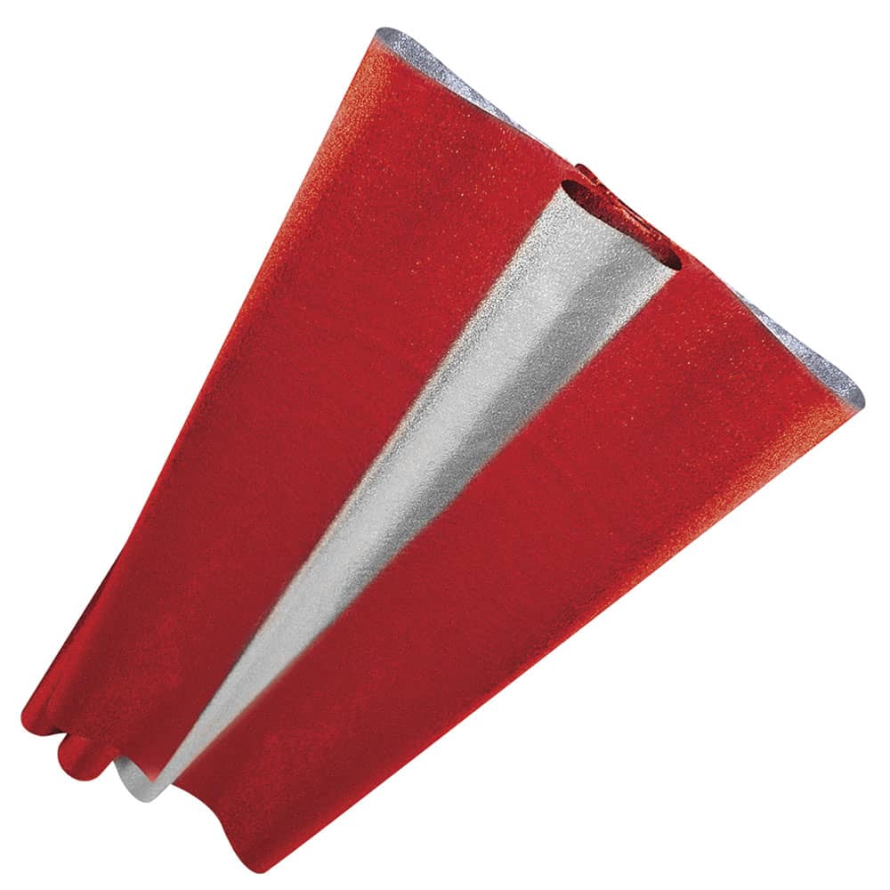 Papel Metálico Gofrado de 65 x 65 cm con 10 Hojas Rojo Galas