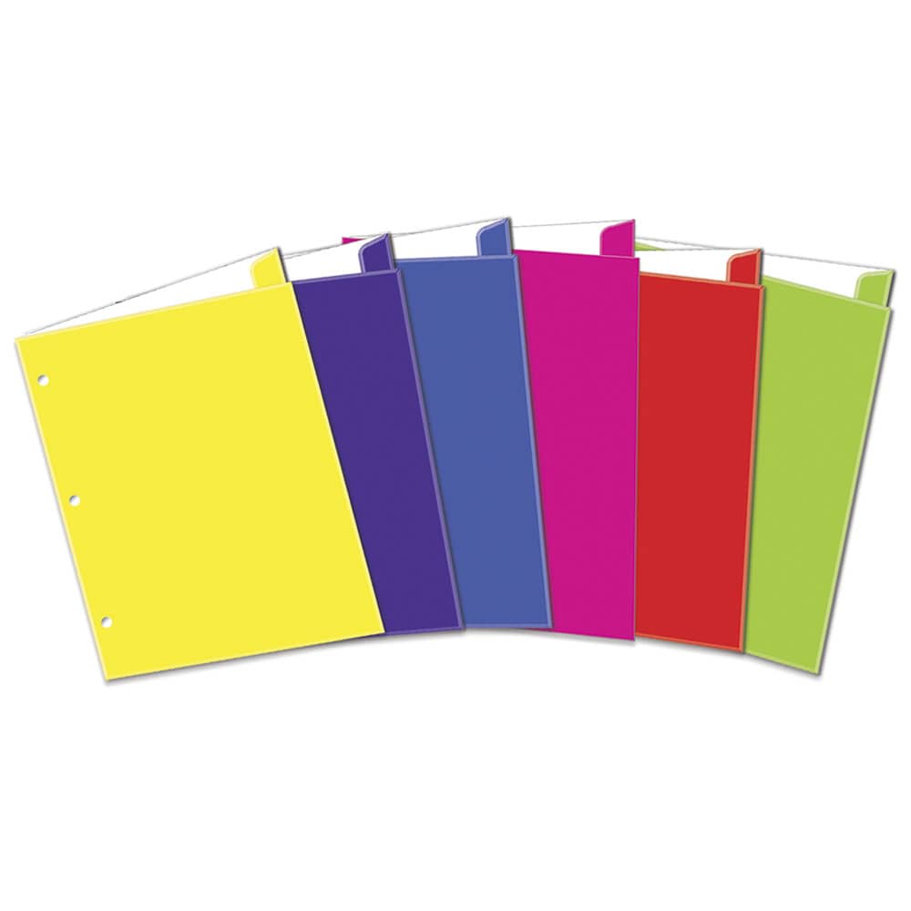 Folder de Cartulina Tamaño Carta Colores Surtidos con 6 Piezas Granmark