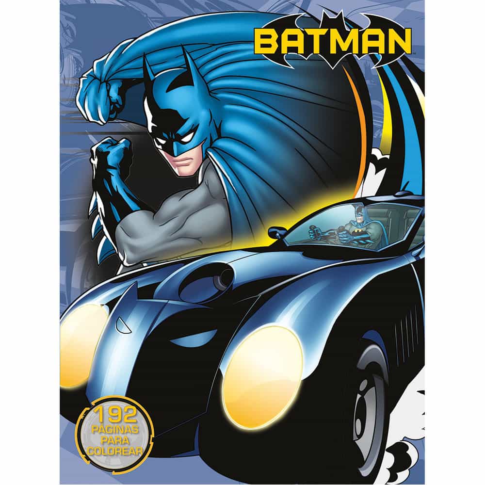 Libro para Iluminar Batman de 192 Páginas Great Moments LC192BTM
