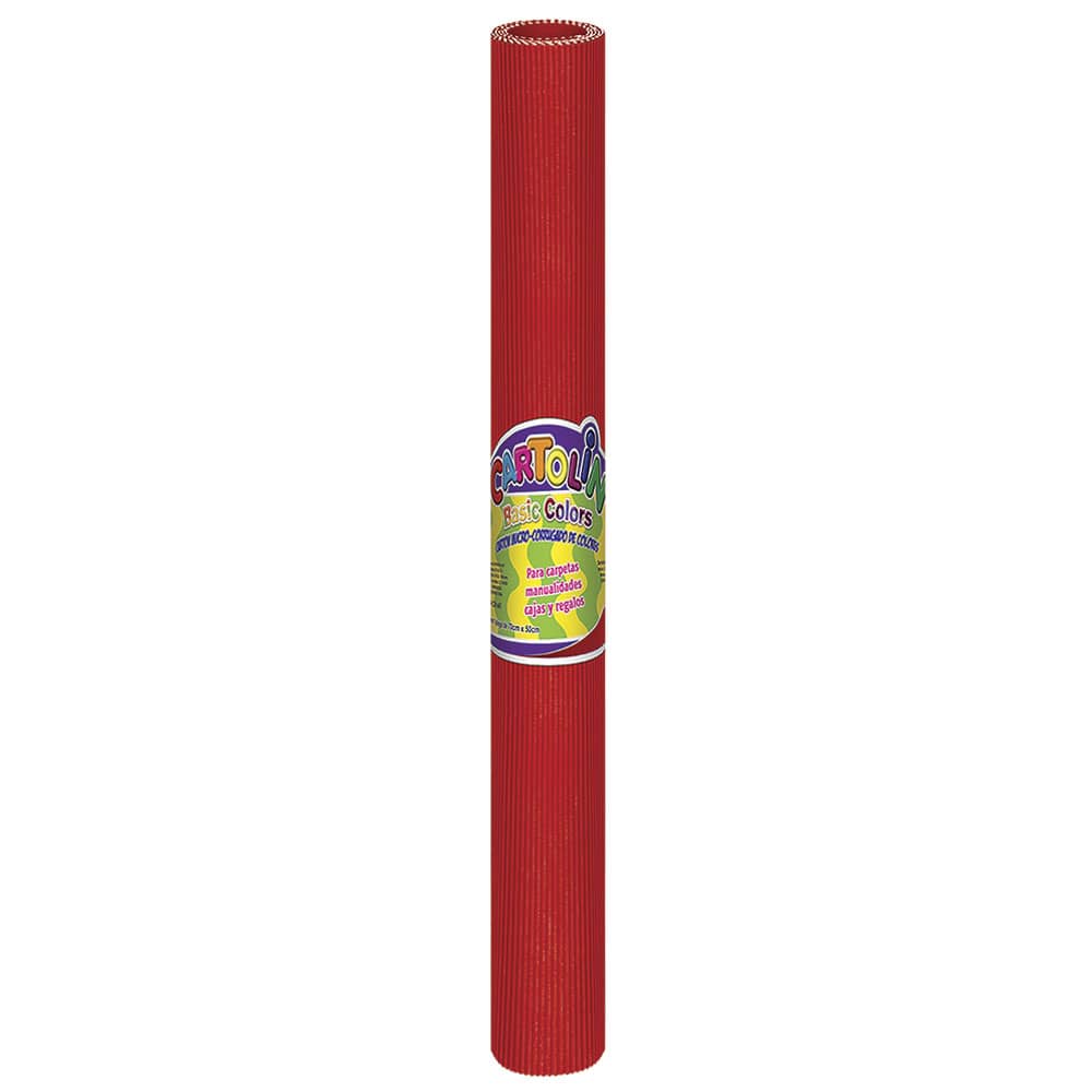 Cartón Corrugado de 50 x 70 cm Rojo