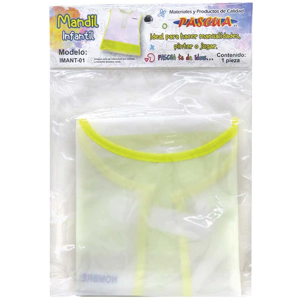 Batita (Mandil) Escolar De Vinil para Kinder Pascua IMANT-01
