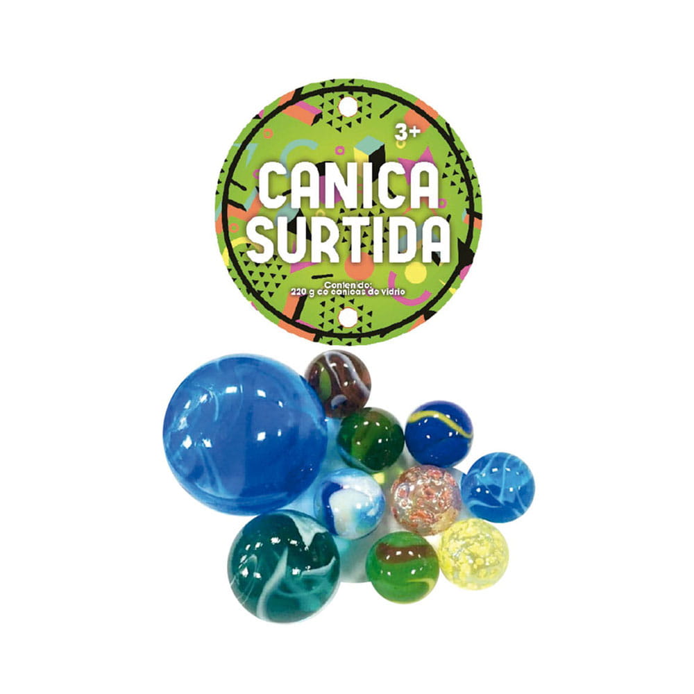 Canica Tamaños Surtidos con 220 g Águila