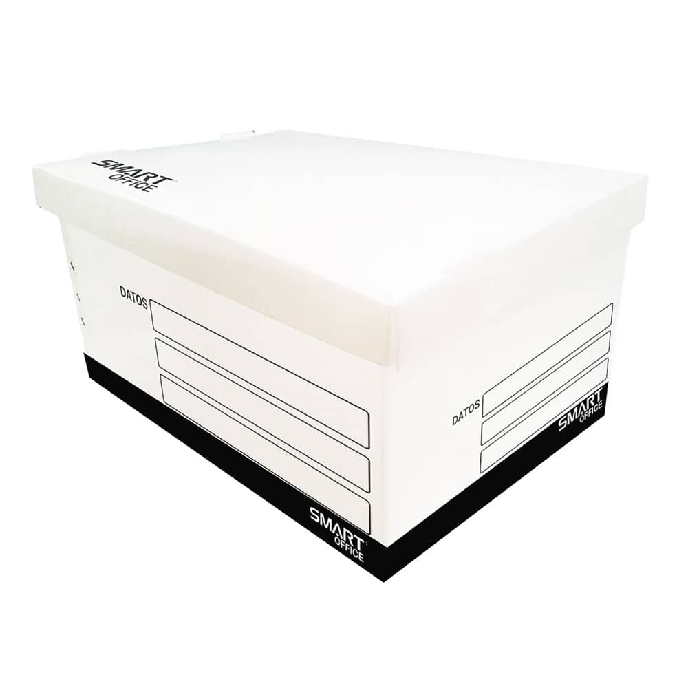 Caja de Plástico para Archivo Tamaño Carta Smart