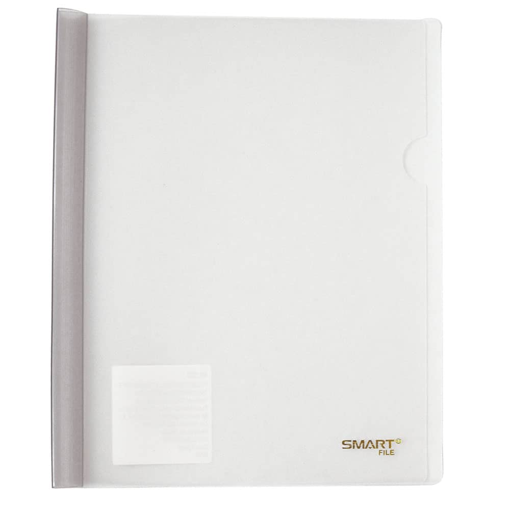 Folder de Plástico Tamaño Carta con Costilla Grande 15 mm Cristal ...