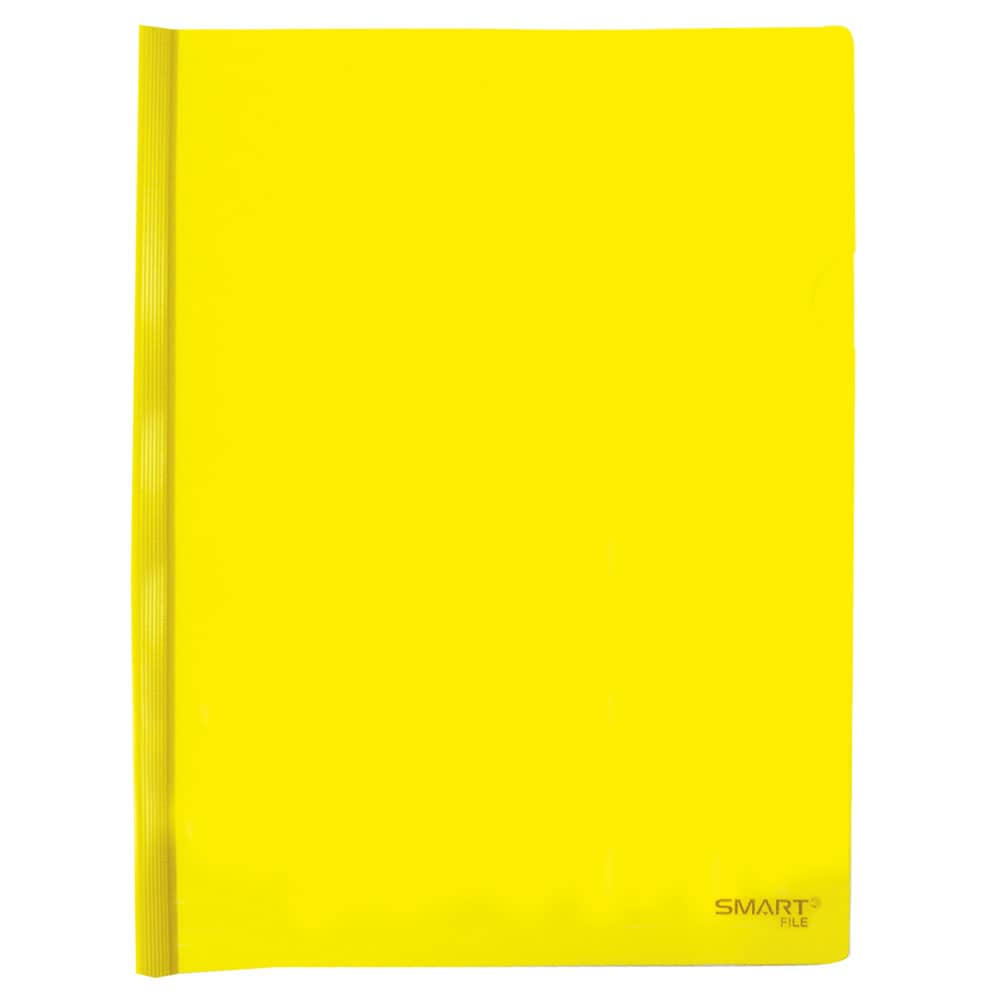 Folder de Plástico Tamaño Carta con Costilla Delgada de 7 mm Amarillo ...