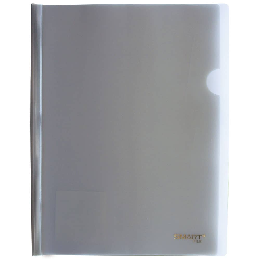 Folder de Plástico Tamaño Carta con Costilla Delgada 7 mm Humo ...