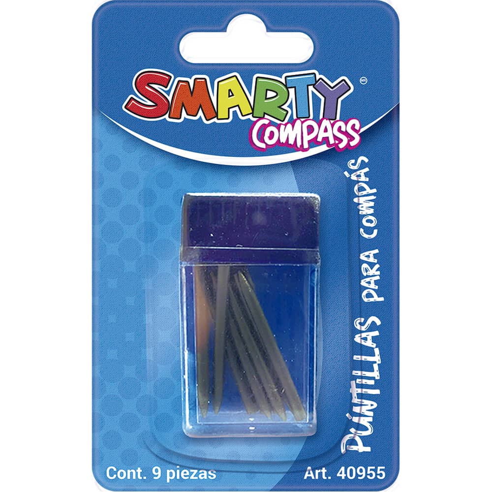 Puntillas para Compas Blíster con 9 Piezas Smarty