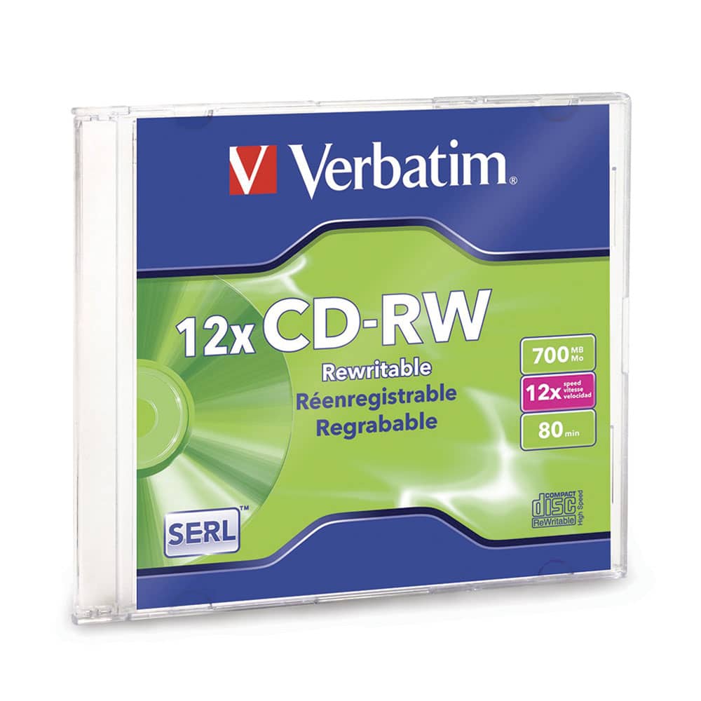Disco CD-R de 700 MB Regrabable Verbatim