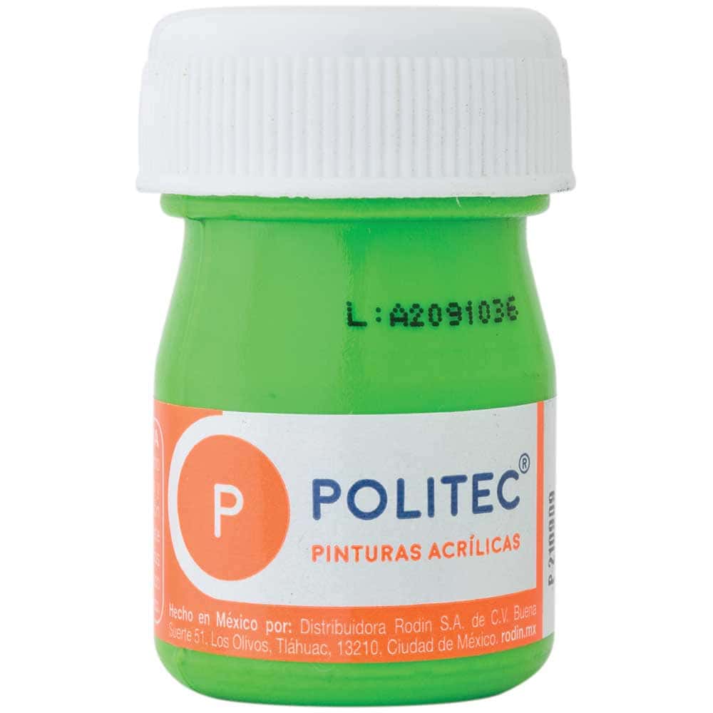 Pintura Acrílica Lima Frasco con 20 ml Politec 345