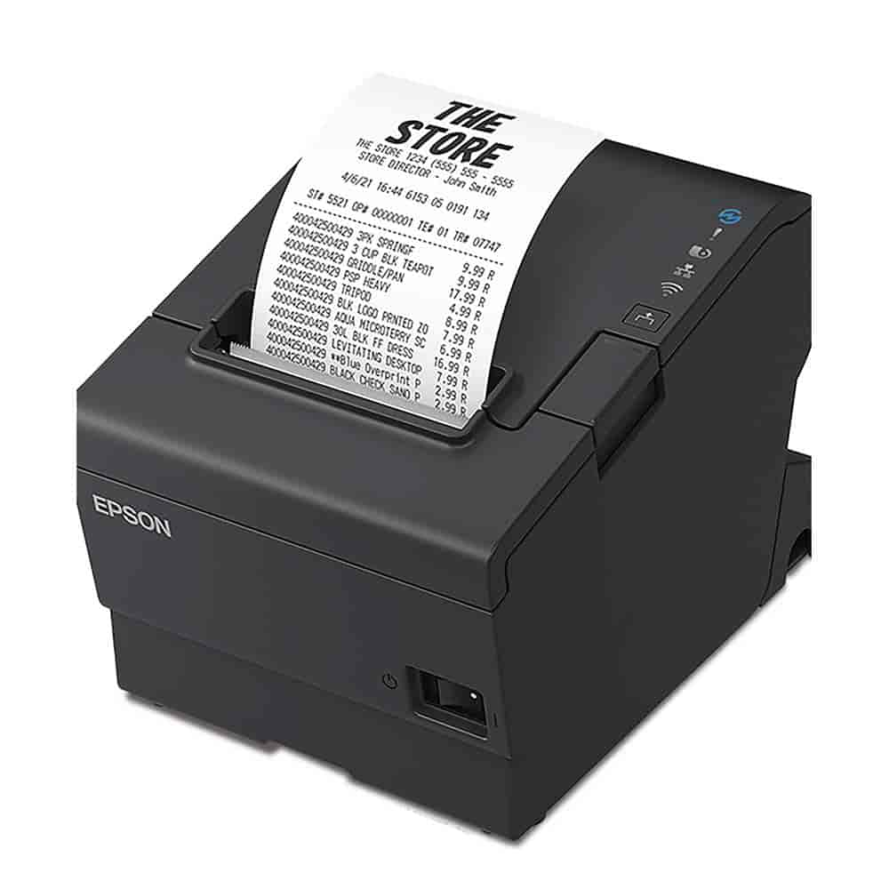 Impresora Termica TM-T88VII Negro para Rollo de 80mm Conexion USB ...