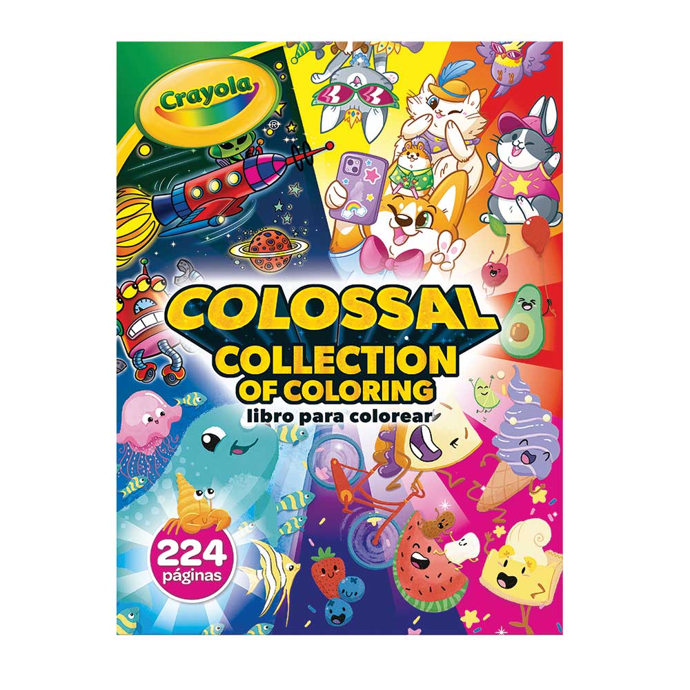 Libro para Iluminar Colossal con 224 Páginas Crayola 690224