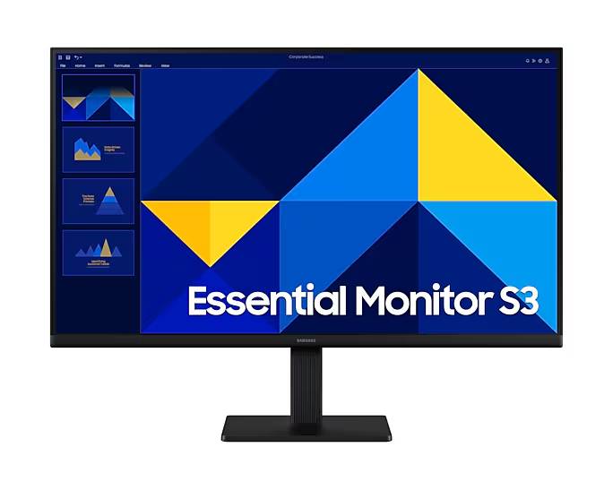 Monitor Samsung 27 Pulgadas - Essential S3, S30Gd, Ips, Fhd, Plano ...